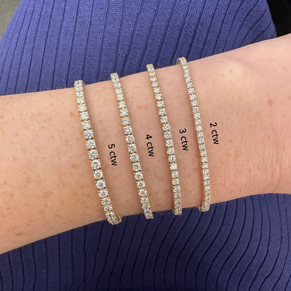 Lab Grown Diamond Tennis Bracelet | Lindsey Leigh Jewelry