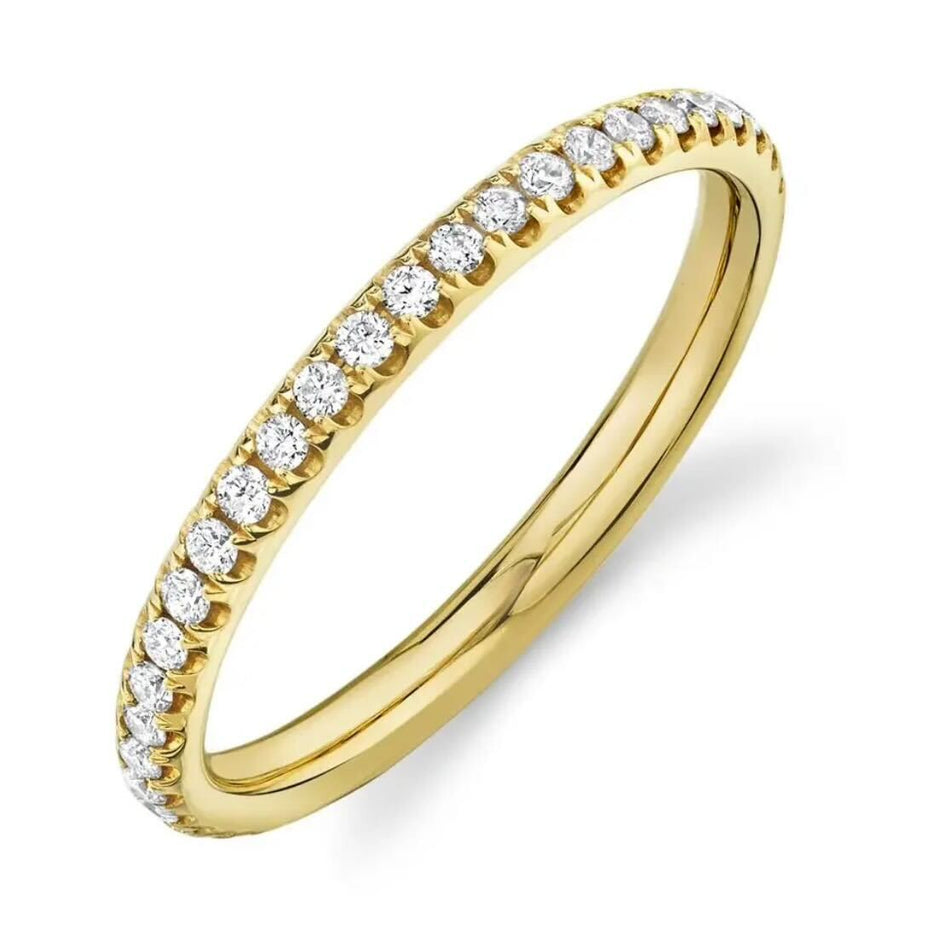 Diamond Fishtail Eternity Band – Lindsey Leigh Jewelry
