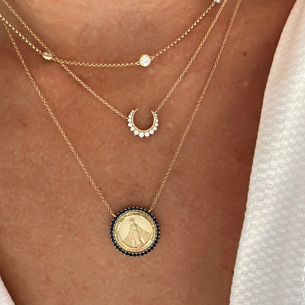 Double Diamond Necklace – Lindsey Leigh Jewelry