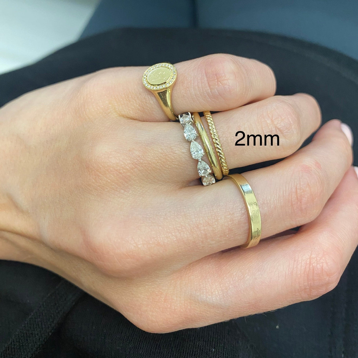 Skinny Rope Ring – Lindsey Leigh Jewelry
