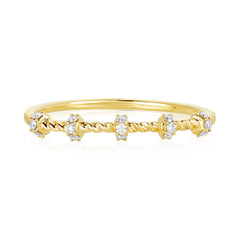 Station Diamond Rope Ring – Lindsey Leigh Jewelry